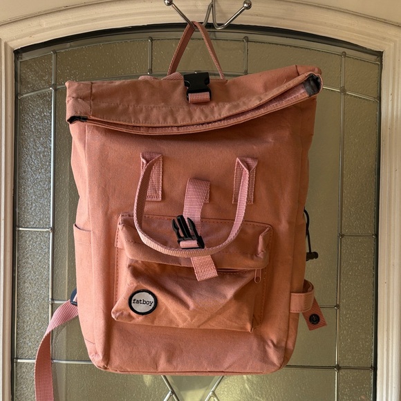 fatboy | Bags | Fat Boy Pink Backpack | Poshmark